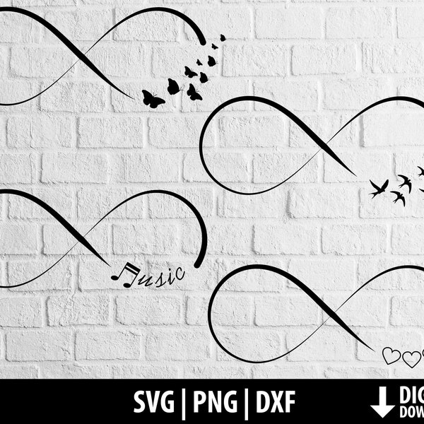 Infinity Svg - Etsy