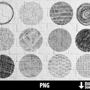 Doodle Circles Png, Hand Drawn Circles Clipart, Grunge Circles ...