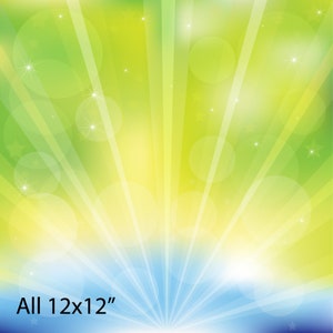 Sunburst Digital Paper, Sunray Printable Paper, Light Lens Flare ...