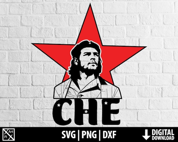 Che Guevara svg dxf png Argentine marxist svg clipart | Etsy