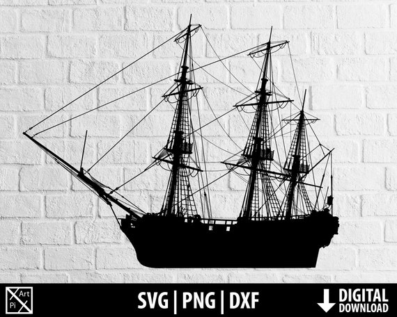Barco pirata svg png dxf barco svg png dxf clipart barco | Etsy México