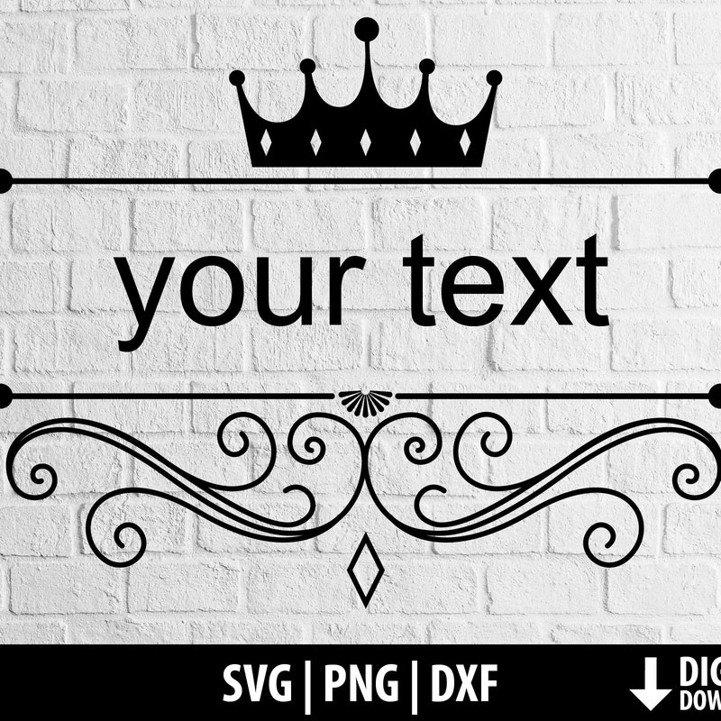 Crown Monogram - Etsy