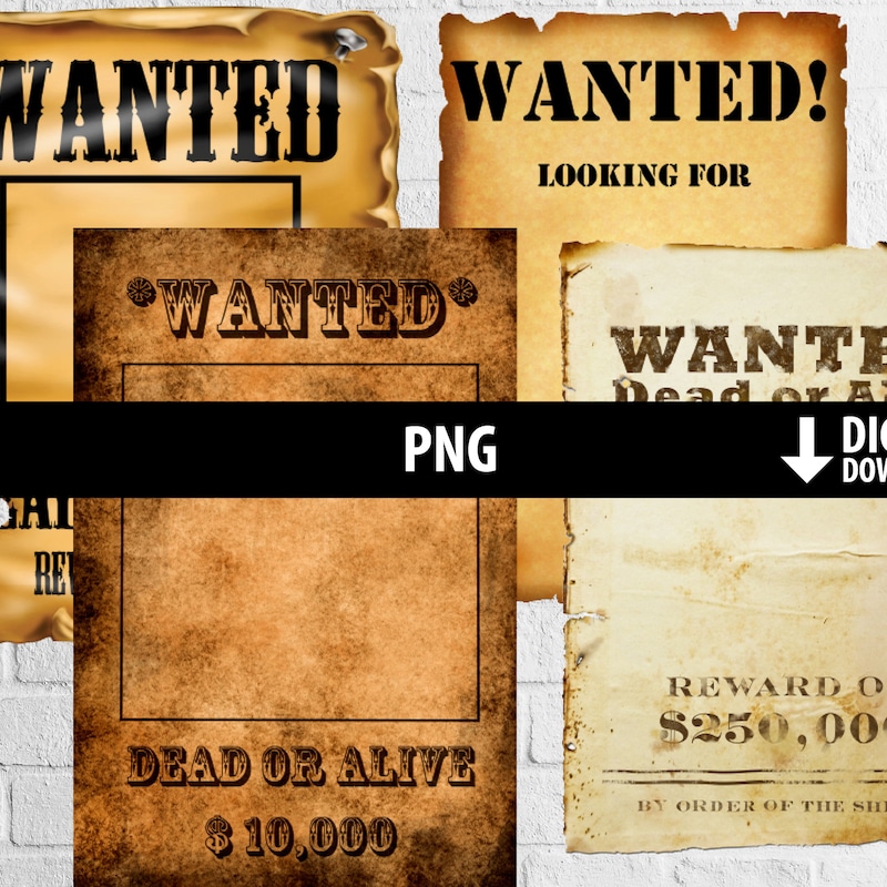 Halloween Wanted Poster - Etsy