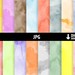 Watercolor Digital Paper, Grunge Water Color Rainbow Paper, Printable ...