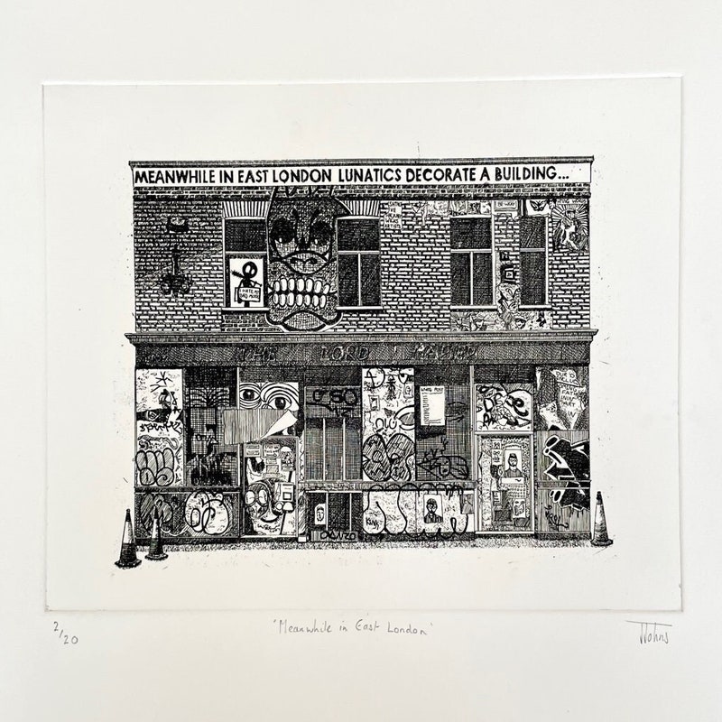 Hackney Wick Art - Etsy UK