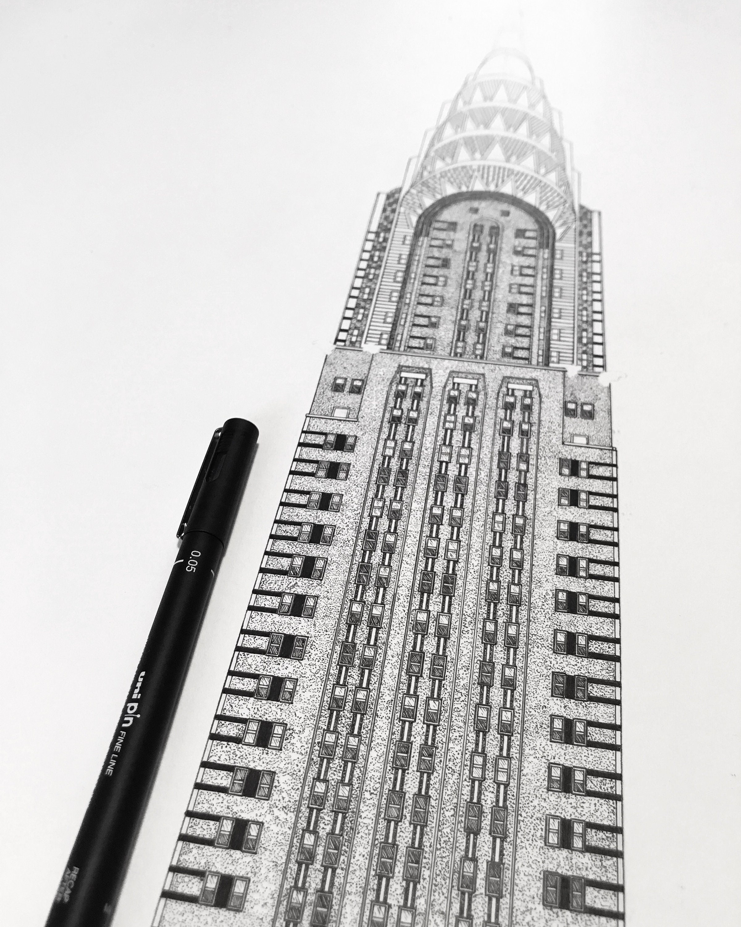 Chrysler Building Fine Art Limited Edition Giclee Print. - Etsy