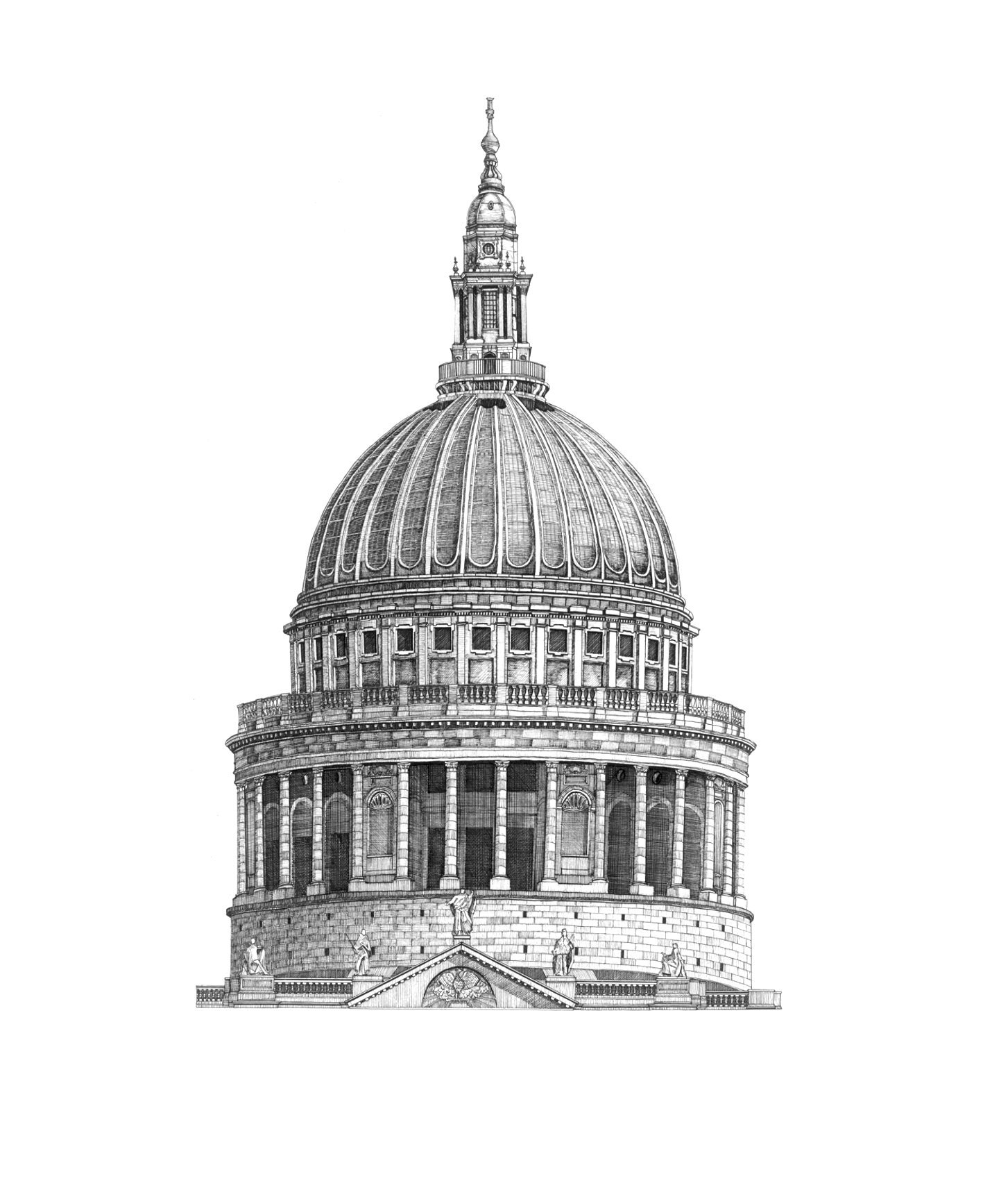 St Pauls Cathedral Limited Edition Fine Art Print. - Etsy UK