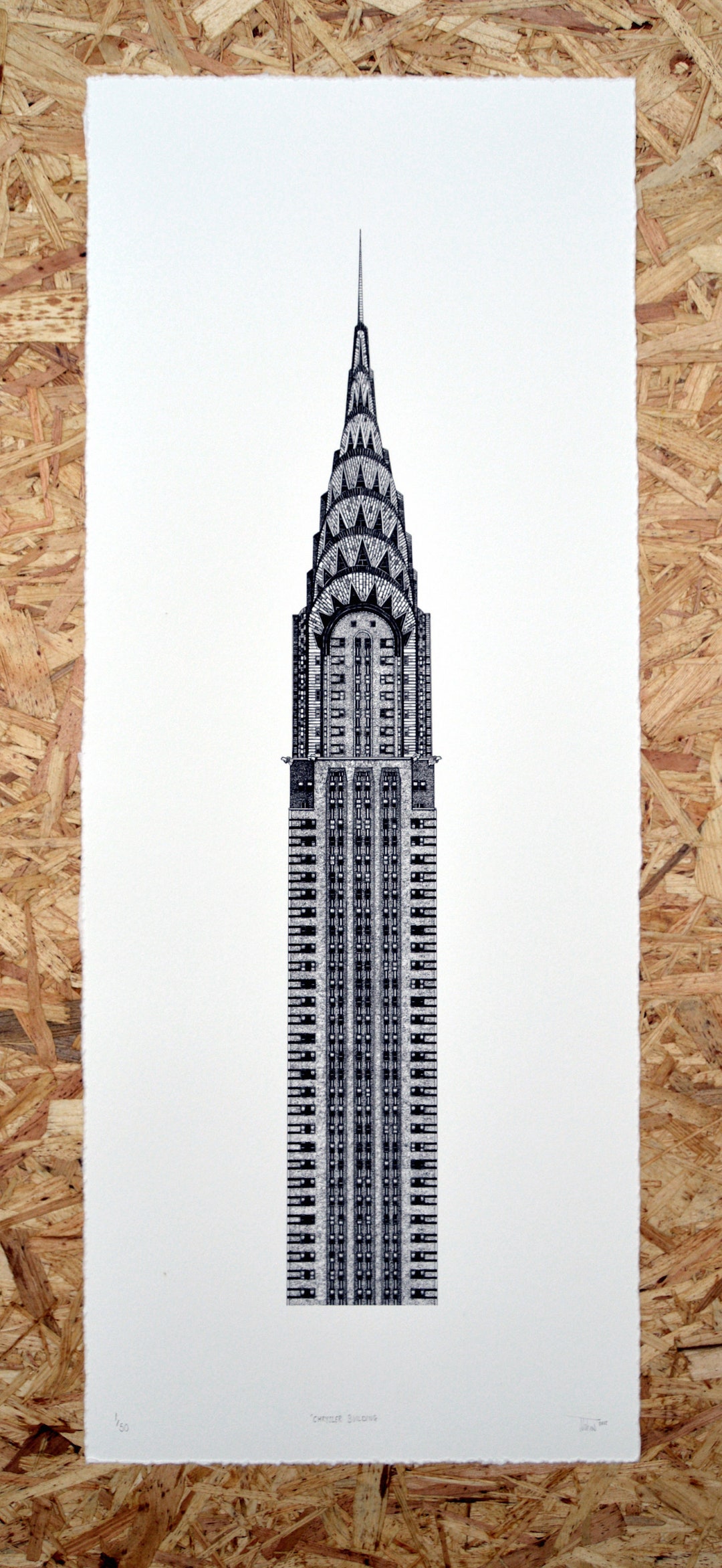 Chrysler Building Fine Art Limited Edition Giclee Print. - Etsy