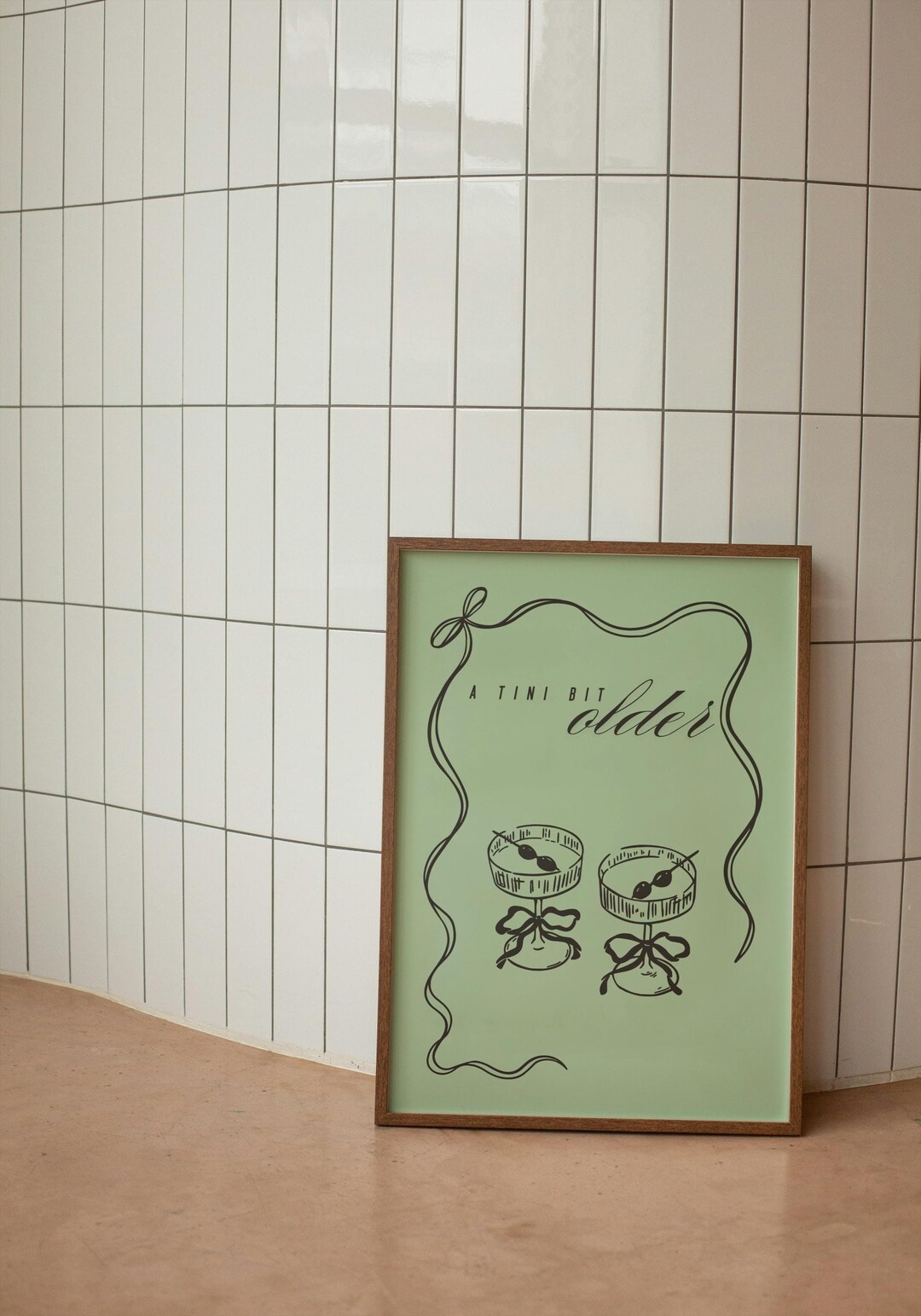 A Tini Bit Older Happy Birthday Welcome Sign - Etsy
