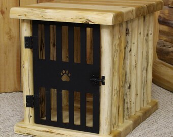 Rustic Dog Crate | Etsy