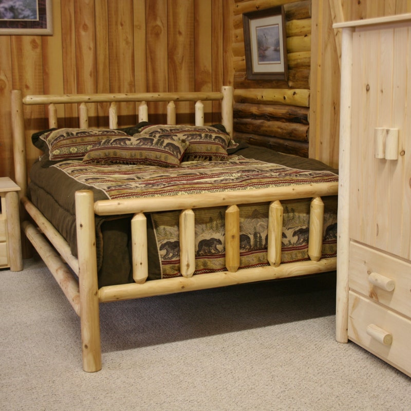 Rustic King Bed Frame - Etsy