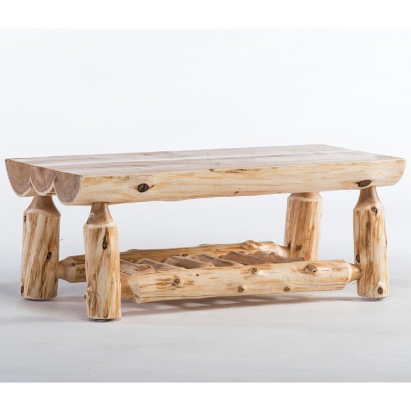 Log End Table - Etsy