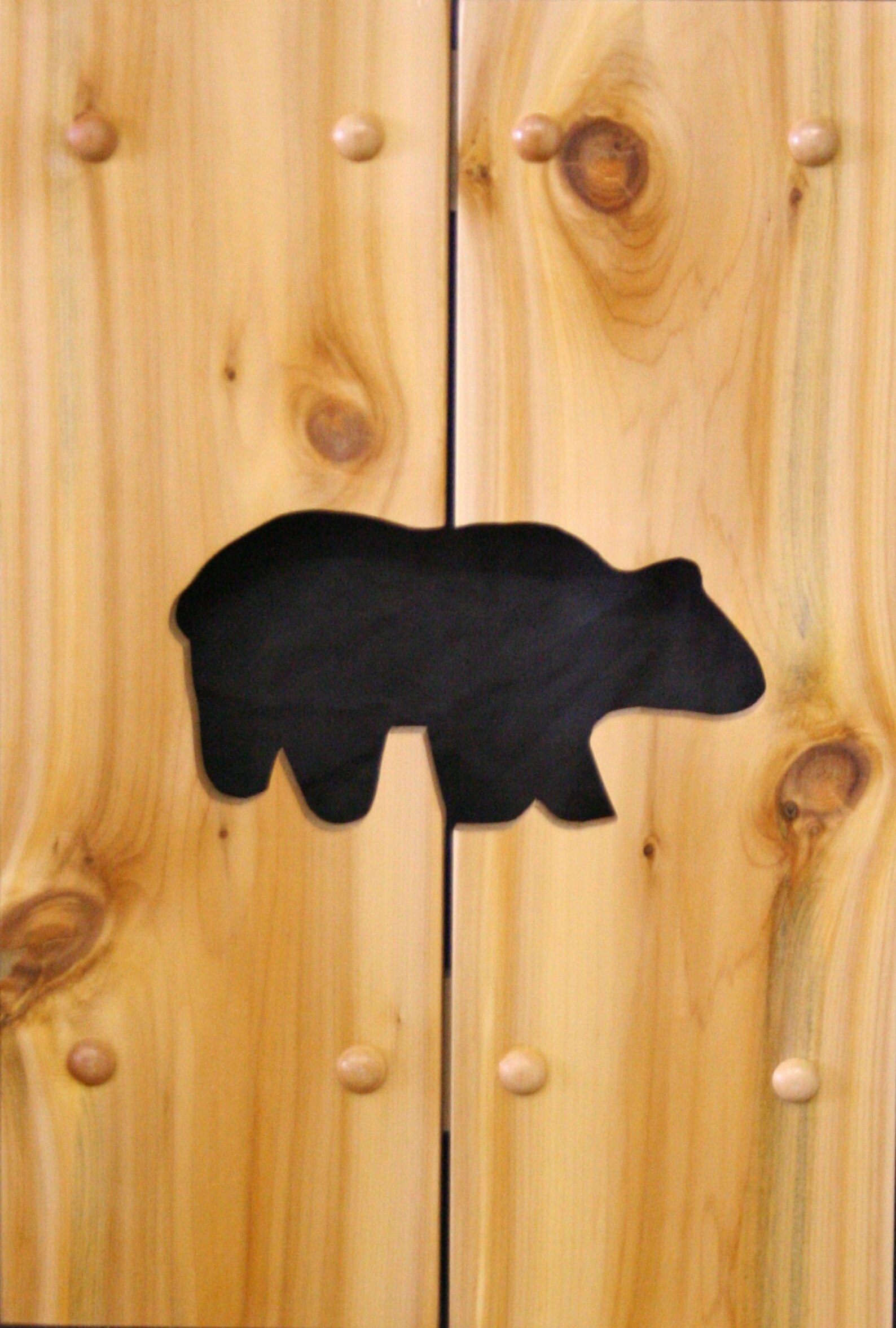 Hand Peeled Cedar Log Chairs 2 Panel Cut-out 2PCO8234 | Etsy