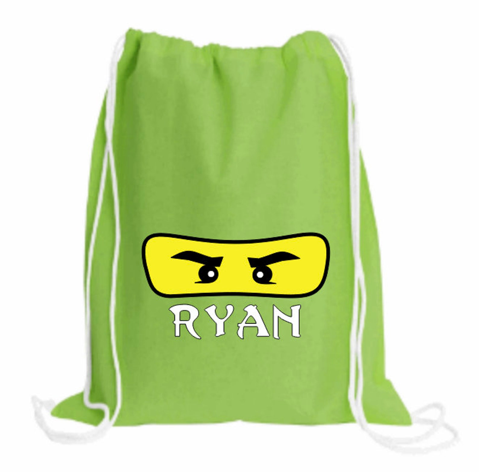 Ninja Inspired Drawstring Bags - Etsy