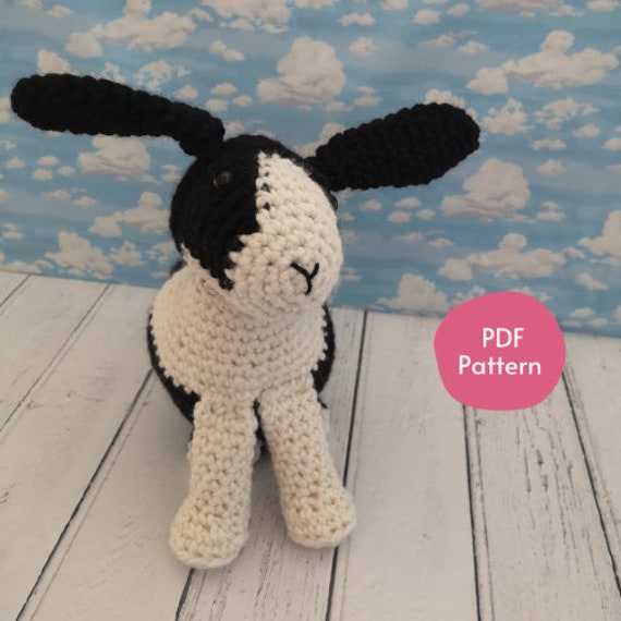 Dutch Rabbit Crochet Pattern Dutch Bunny Toy Dutch Bunny - Etsy