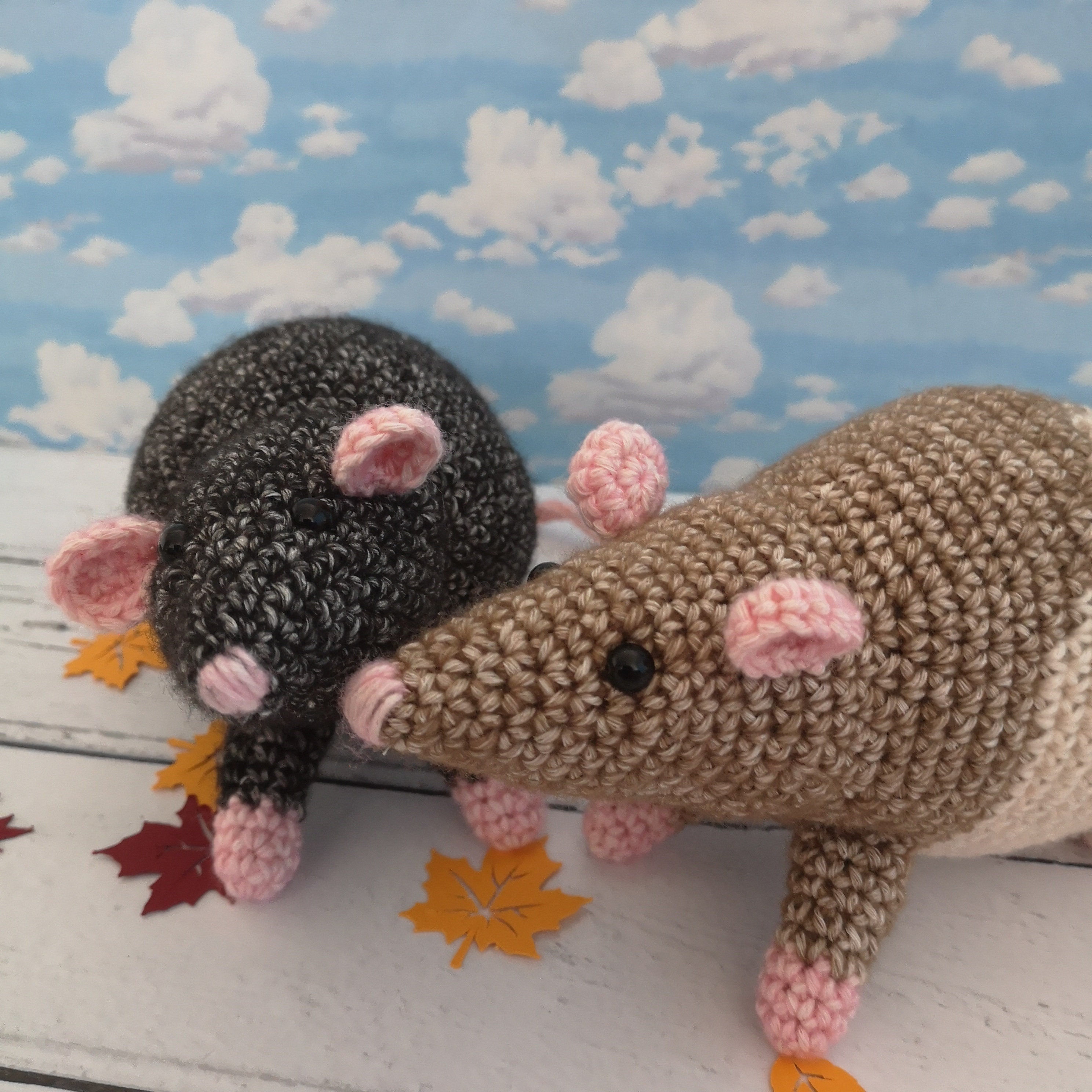 Fancy Rats Crochet Pattern PATTERN ONLY. Amigurumi Rats | Etsy