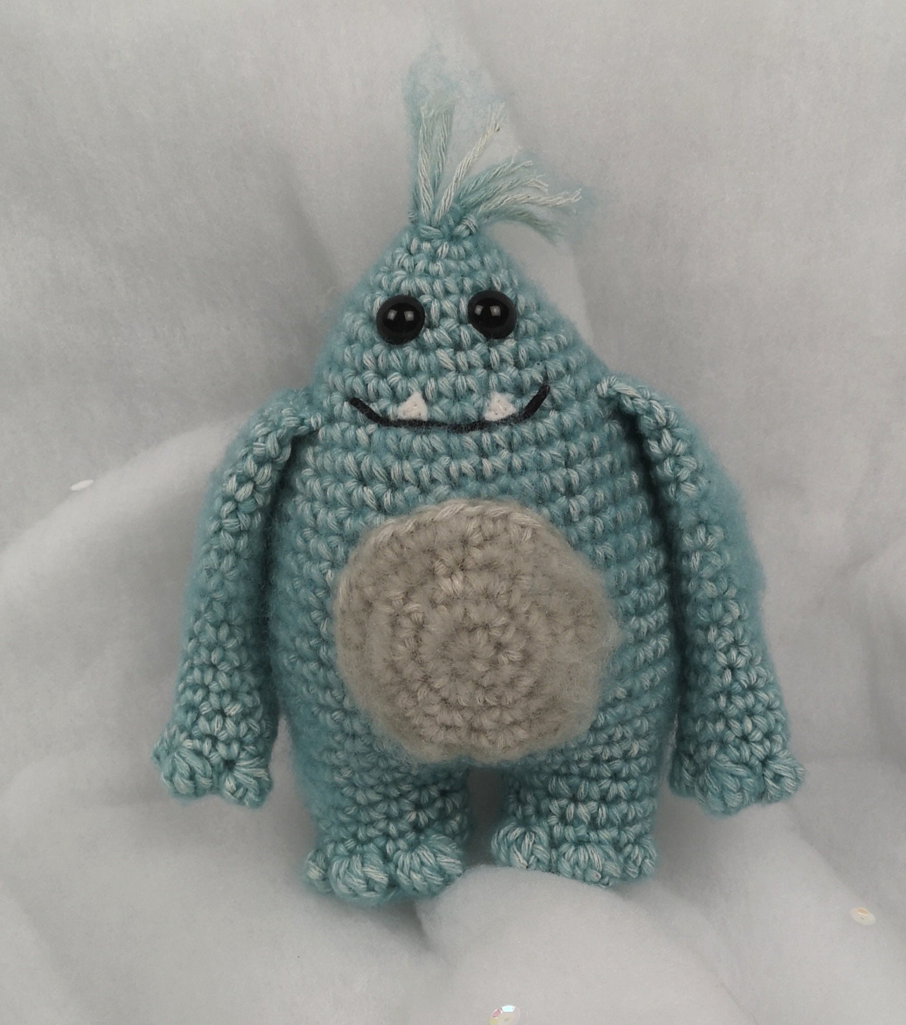 Yeti Crochet Pattern PATTERN ONLY. Amigurumi Yeti Pattern - Etsy
