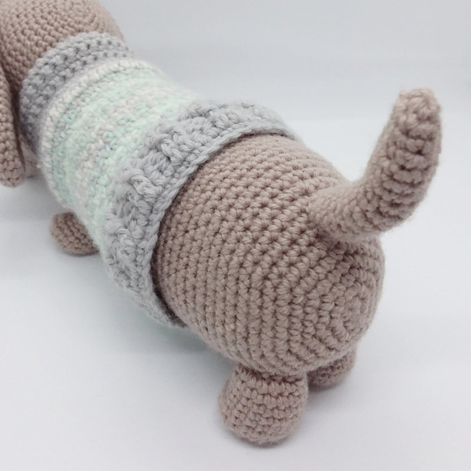 Sausage Dog Crochet Pattern - PATTERN ONLY. Amigurumi Sausage Dog ...