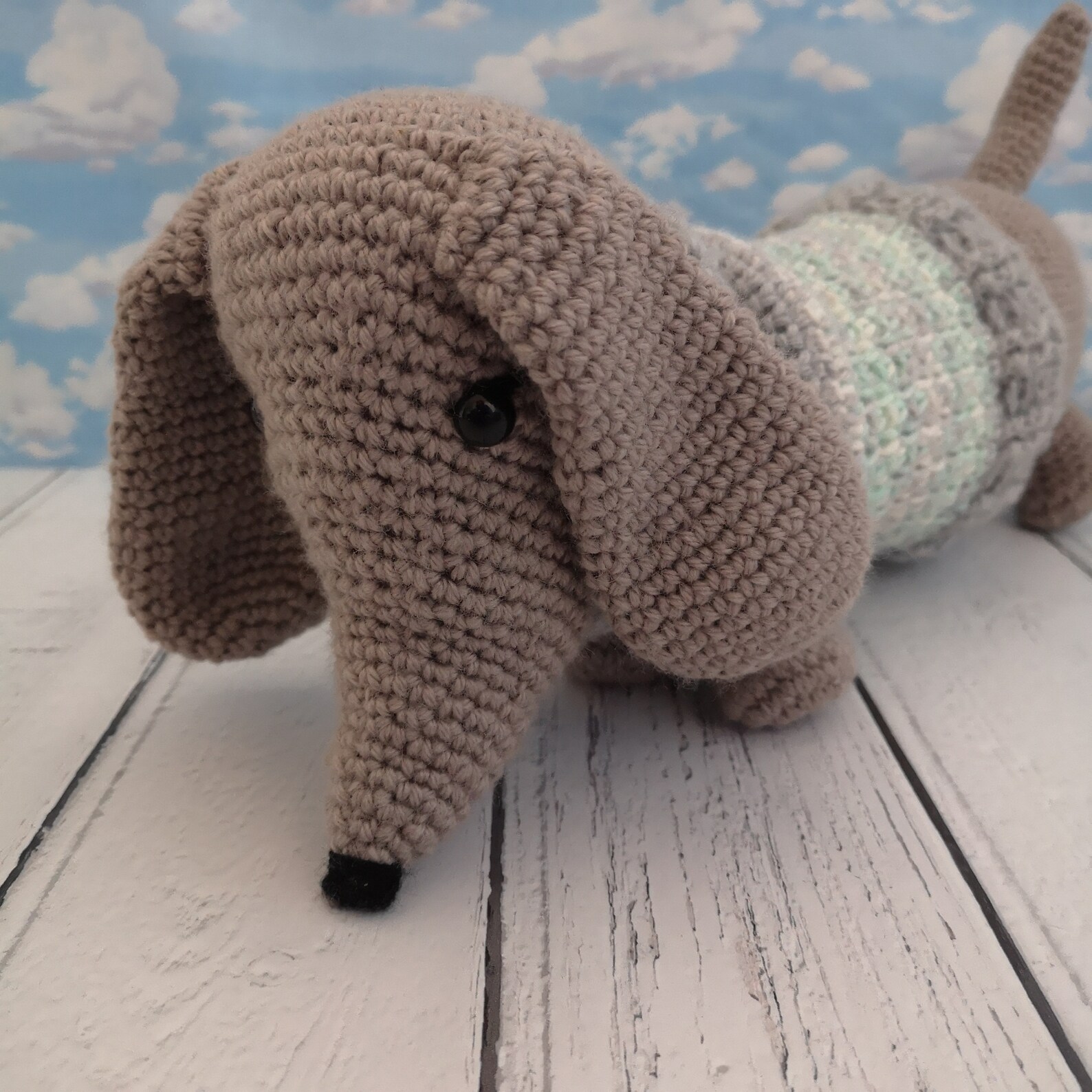 Sausage Dog Crochet Pattern - PATTERN ONLY. Amigurumi Sausage Dog ...
