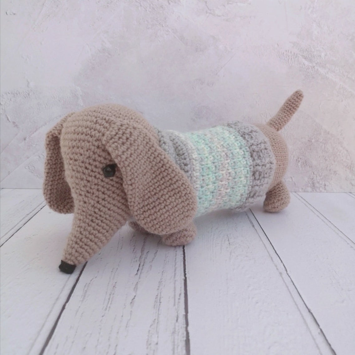 Sausage Dog Crochet Pattern PATTERN ONLY. Amigurumi Sausage | Etsy