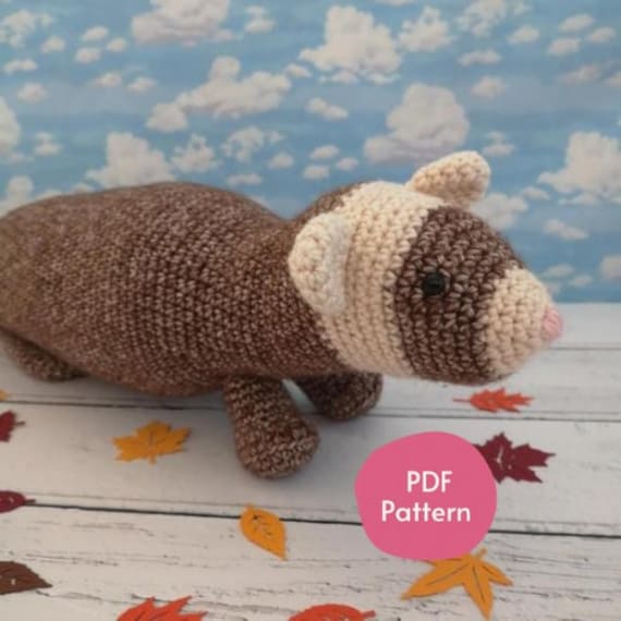 Ferret Crochet Pattern PATTERN ONLY. Amigurumi Ferret | Etsy