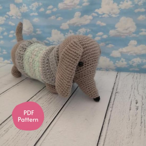 Sausage Dog Crochet Pattern PATTERN ONLY. Amigurumi Sausage - Etsy UK