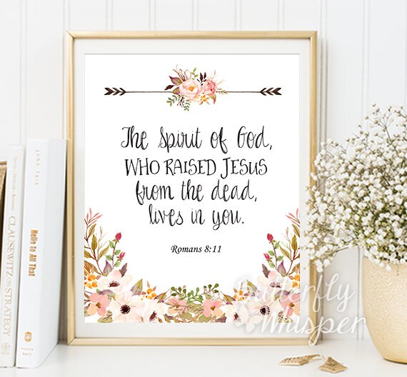 Christian wall art bible verse wall art printable nursery | Etsy