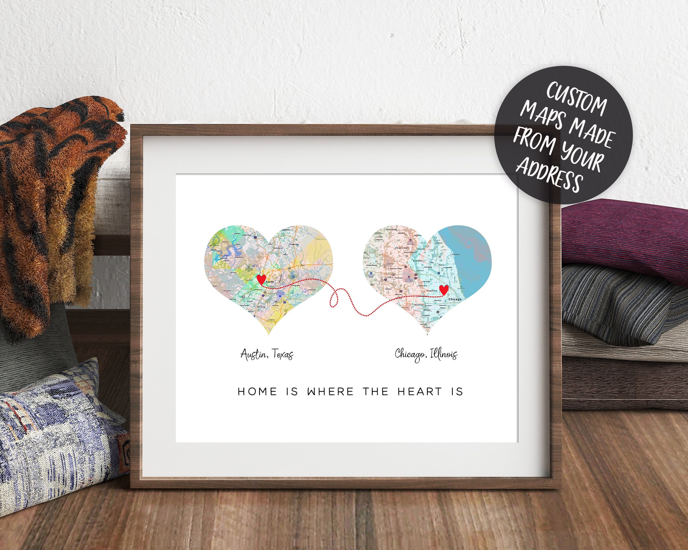 Moving Gift Moving Away Gift Going Away Gift Home is Where - Etsy