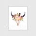 Country Home Decor, Bull Skull Art Print, Rustic Wall Art, Country Wall ...
