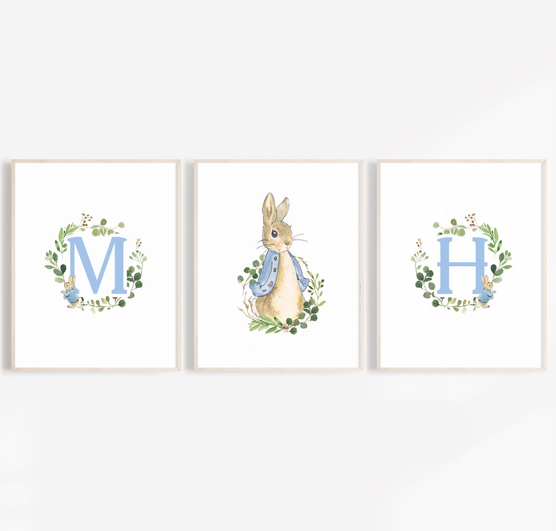 Peter Rabbit Nursery Prints Twins Nursery Decor Boy Nursery | Etsy