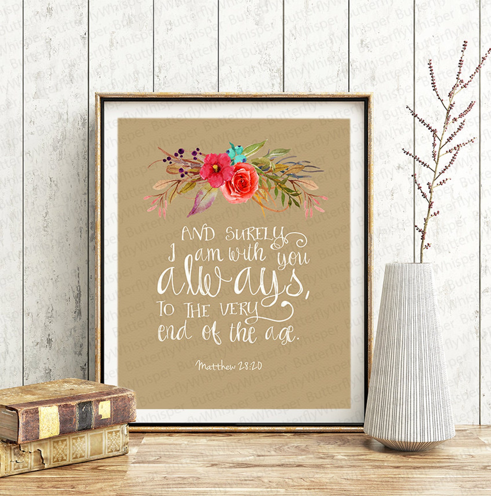 Christian Wall Art Scripture Print Nursery Bible Verse Wall - Etsy