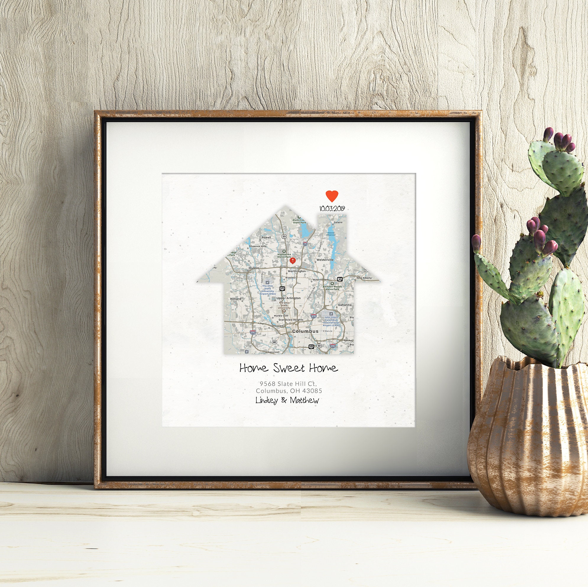 Personalized New Home Gift Housewarming Gift for Couple New | Etsy