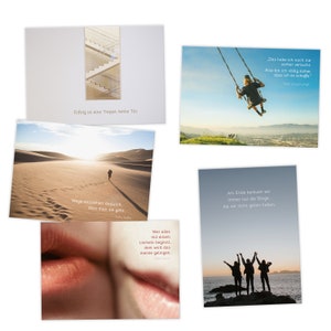 20 Postkarten Set: MOTIVATION Mit Sprüchen Und Zitaten – Jede Postkarte ...