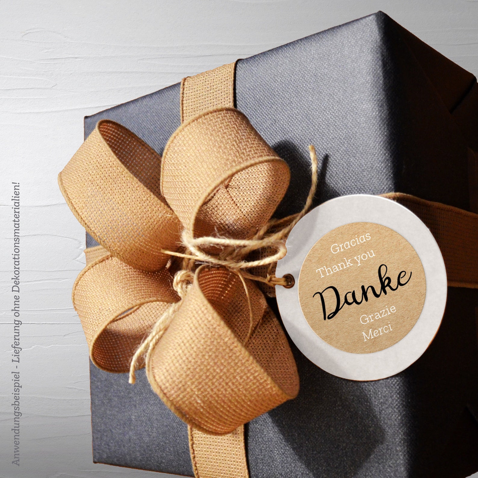 48x Danke Aufkleber - Vielseitig einsetzbare Dankeschön Sticker ...