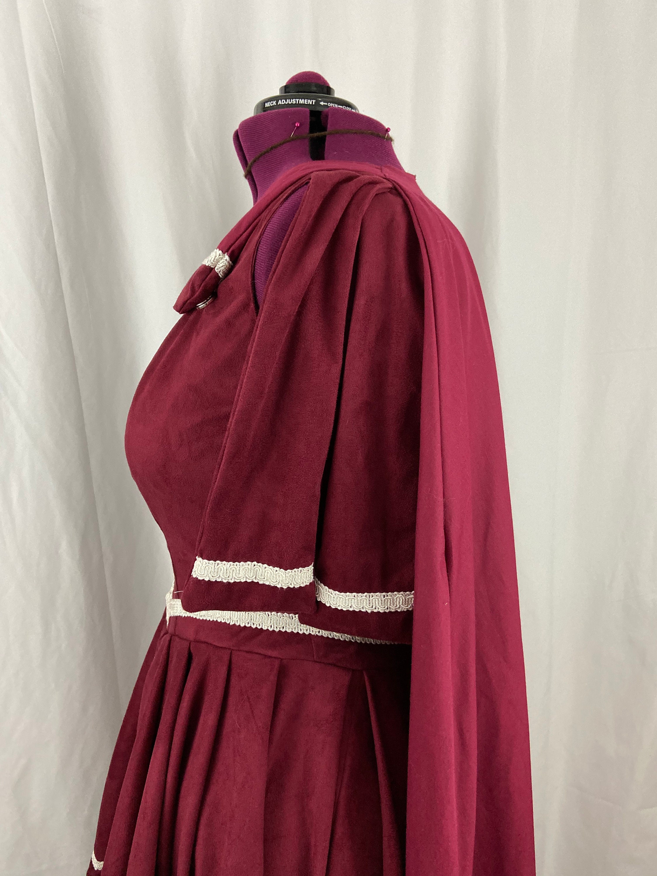 Greek Goddess Persephone Inspired Dress and Cape Cosplay Costume - Etsy
