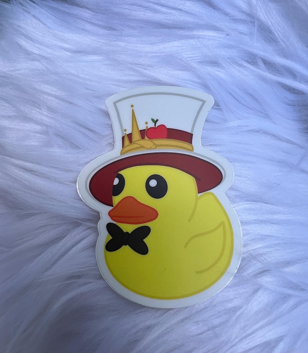 Cute Little Rubber Duck With Top Hat and Bow Tie Sticker - Etsy