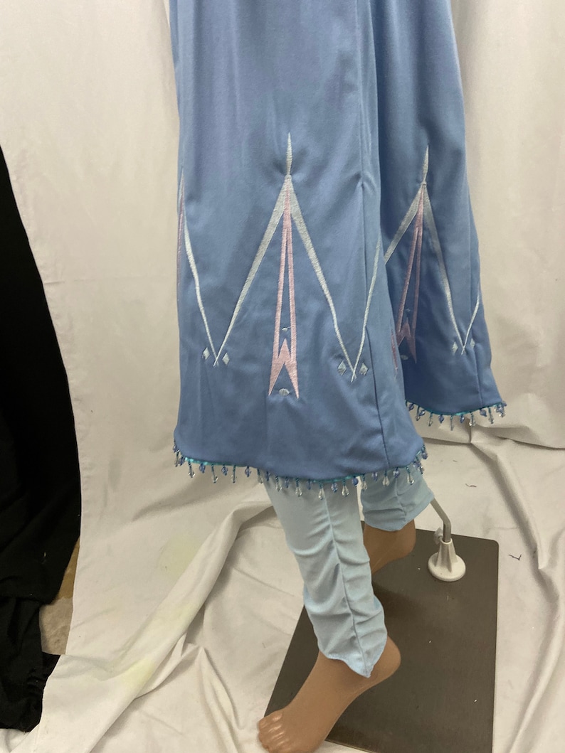 Adult Custom Made Frozen 2 Elsa Inspired Coat and Belt Cosplay Costume ...