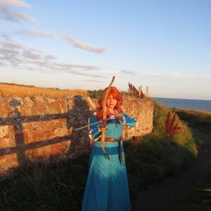 Merida Inspired Medevial Dress Cosplay or Costume Adult - Etsy