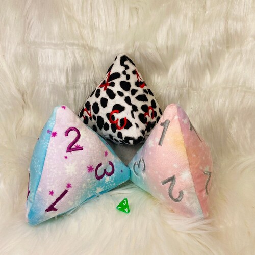Handmade Embroidered D20 20 Sided Dice Plush Pillow or Stuffed - Etsy