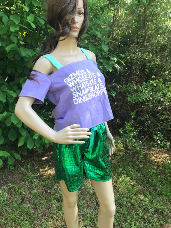 Casual Princess Little Mermaid Inspired Green Shorts Adult | Etsy