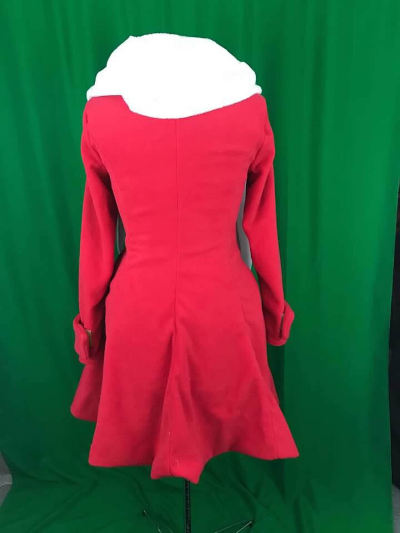 Red Sweater Dress, Coat, or Cosplay Costume Jacket Inspired by Dawn ...