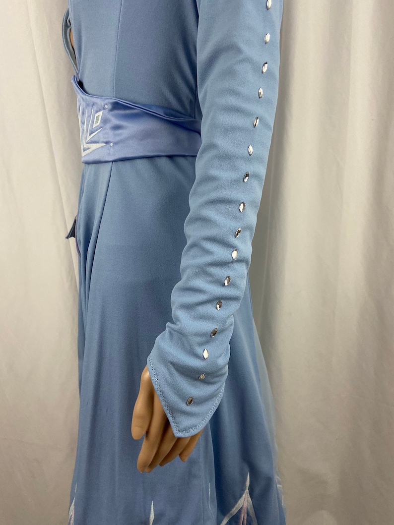 Adult Custom Made Frozen 2 Elsa Inspired Coat and Belt Cosplay Costume ...