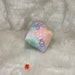 Handmade Embroidered D8 8 Sided Dice Plush Pillow or Stuffed Eight Side ...