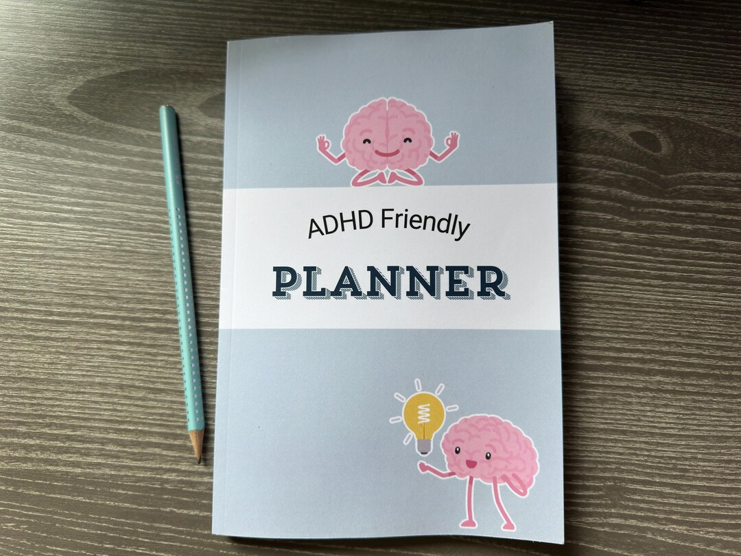 ADHD Friendly Planner: for Adults, Teens, Students Printed in Full ...