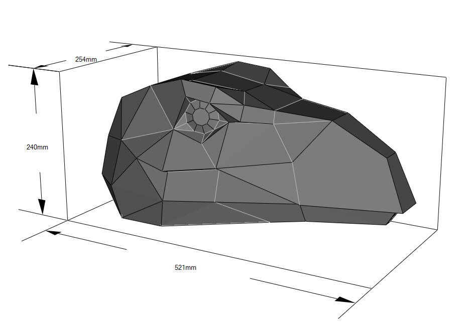 Raptor Dinosaur DIY 3d Paper Head Mask. Digital Pattern PDF | Etsy