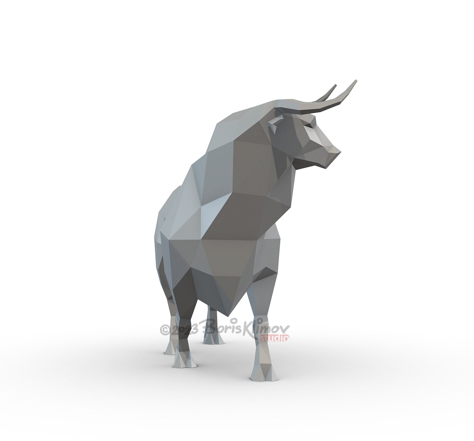 DIY Metal Bull Welding Project: CNC Cutting Digital Plan (pdf & Dxf) - Etsy