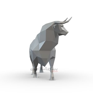 DIY Metal Bull Welding Project: CNC Cutting Digital Plan (pdf & Dxf) - Etsy