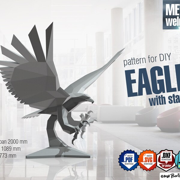 Low Poly Metal Dxf Files - Etsy