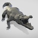 Crocodile, Alligator, DIY PAPERCRAFT Low Poly 3d Model, Using This ...