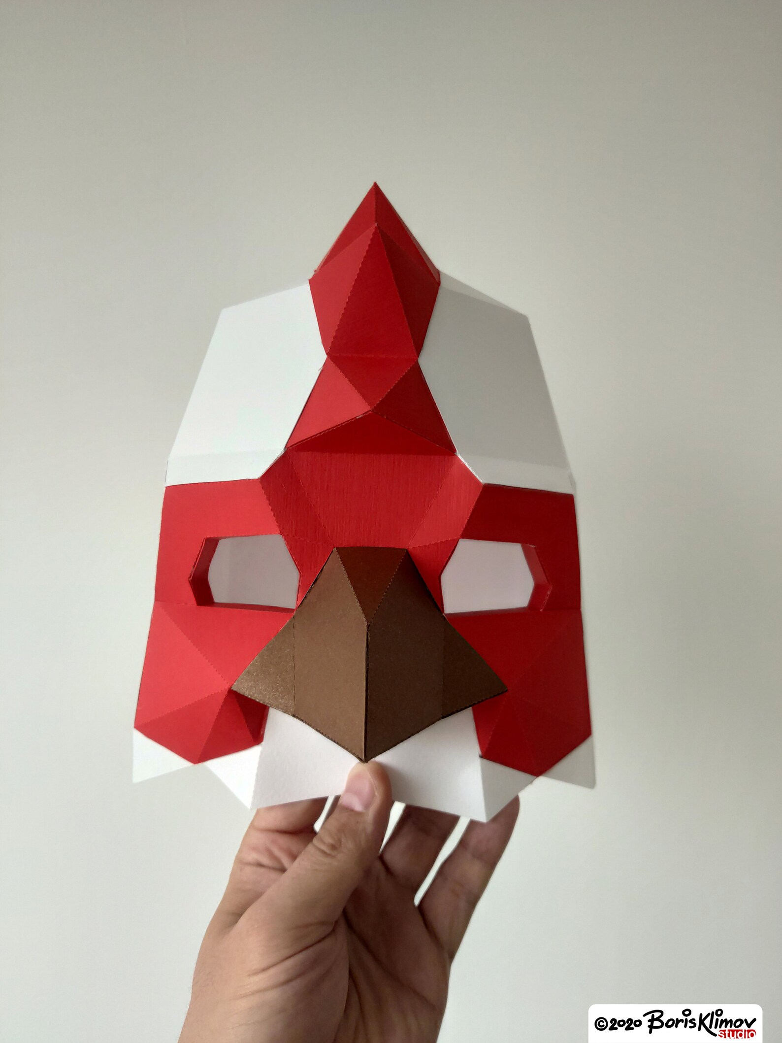 Hen DIY 3d Paper Head Mask Pattern Digital Layout PDF A4 - Etsy
